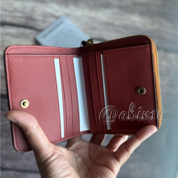 Coach | Bags | Nwt Coach Wallet In Signature Jacquard And Leather With ...